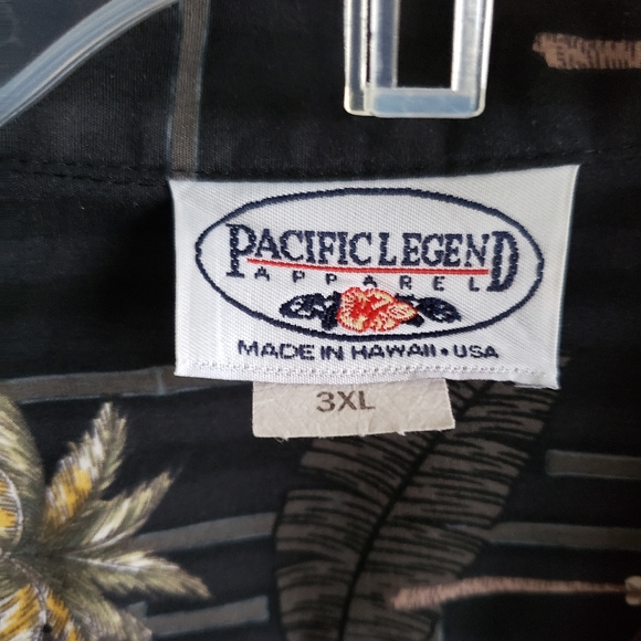 Pacific Legend | Shirts | Pacific Legend Short Sleeve Button Down Palm ...